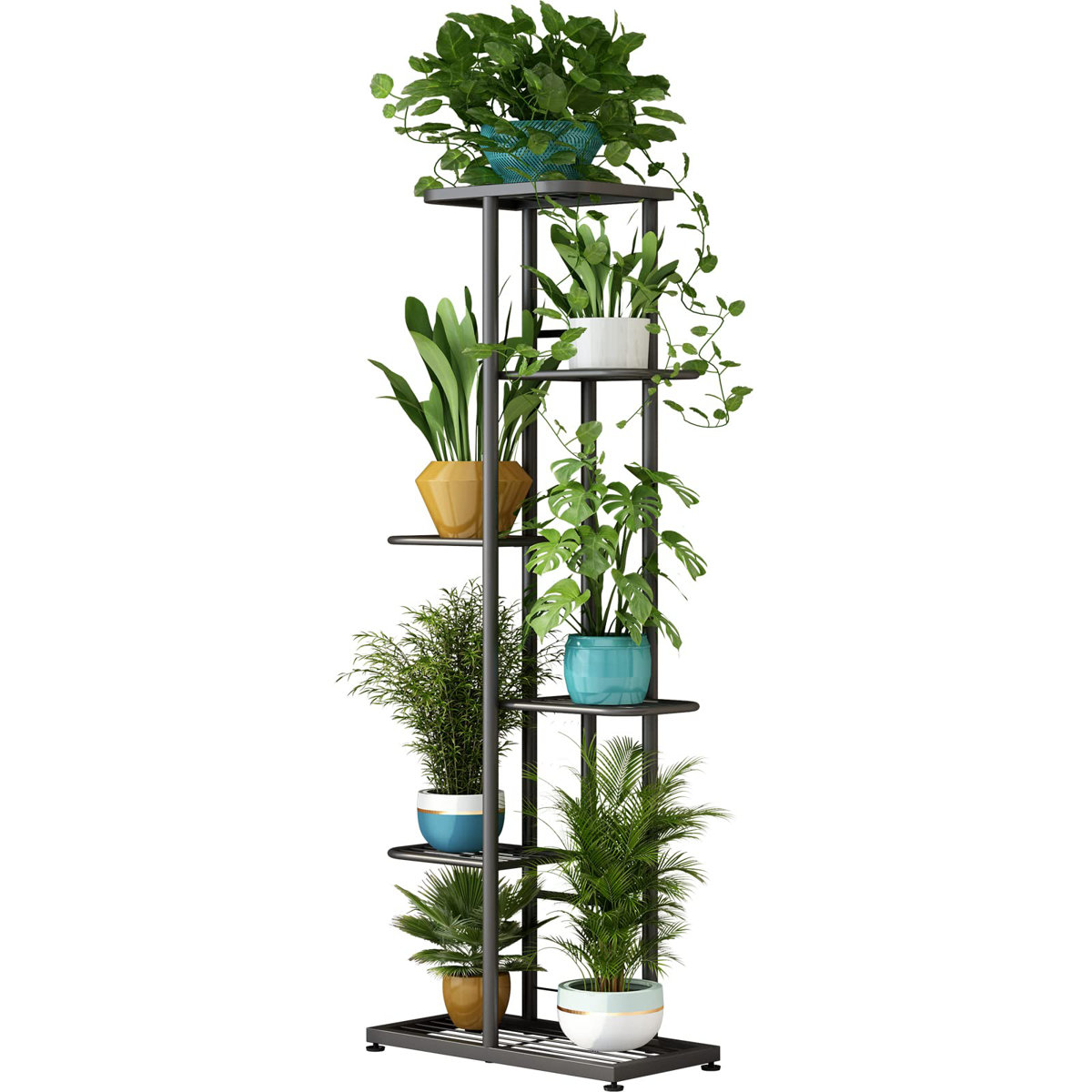 Arlmont & Co. Niketh Square Multi-tiered Plant Stand & Reviews | Wayfair